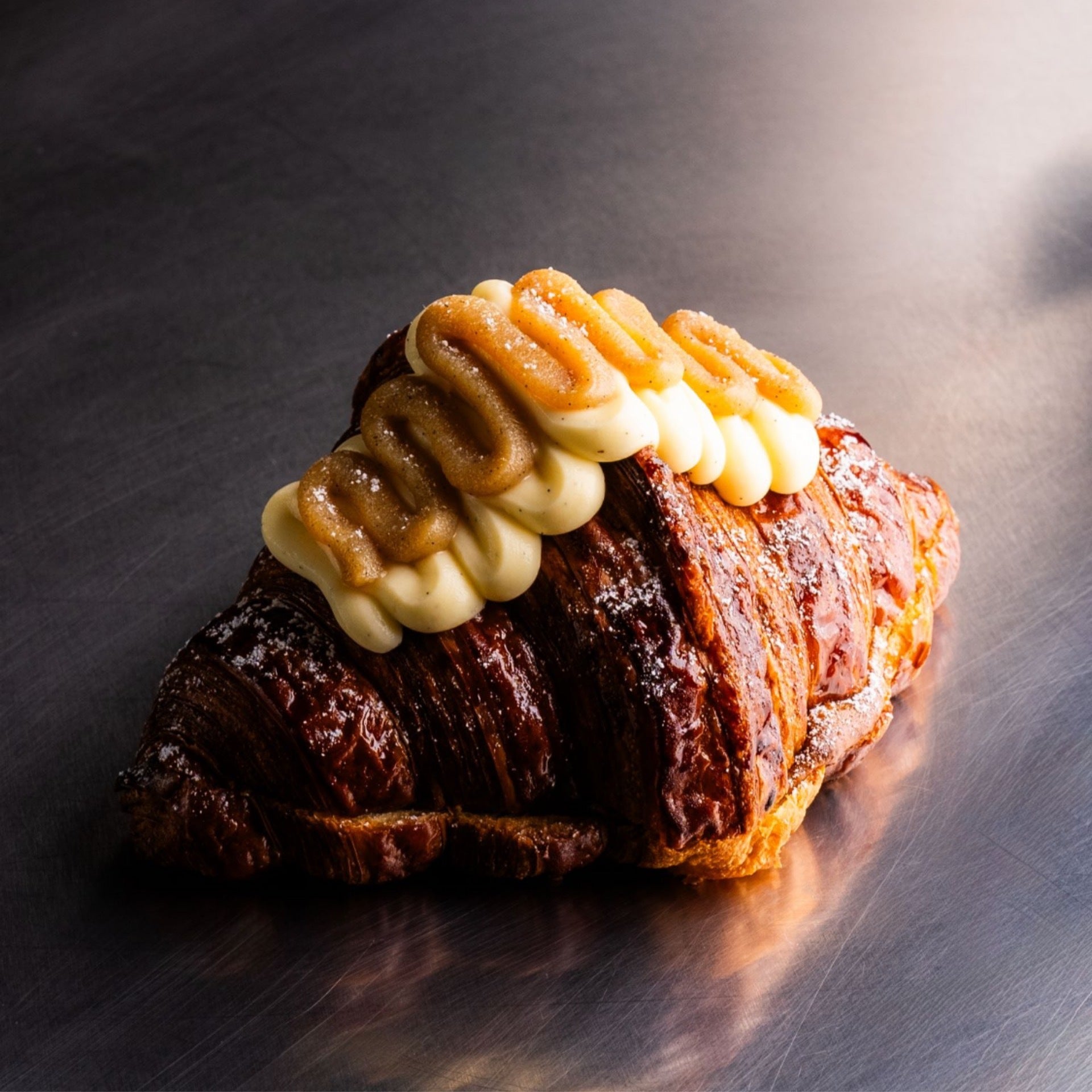 Sticky date croissant | Shadow Baking